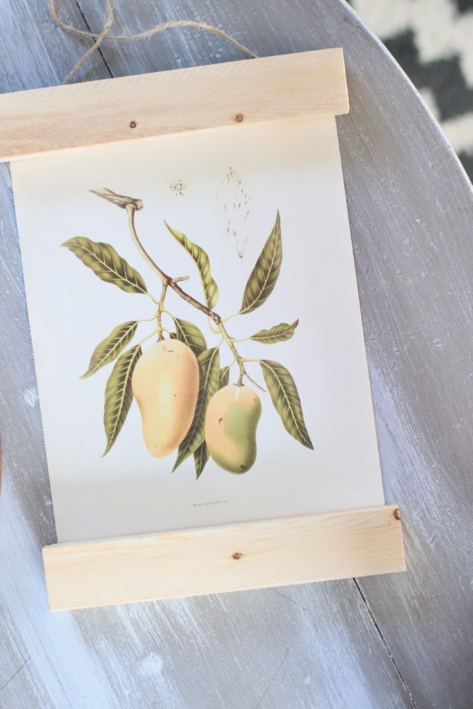 Cheap and Easy, DIY Botanical Hanging Print – Hand Gathered Home