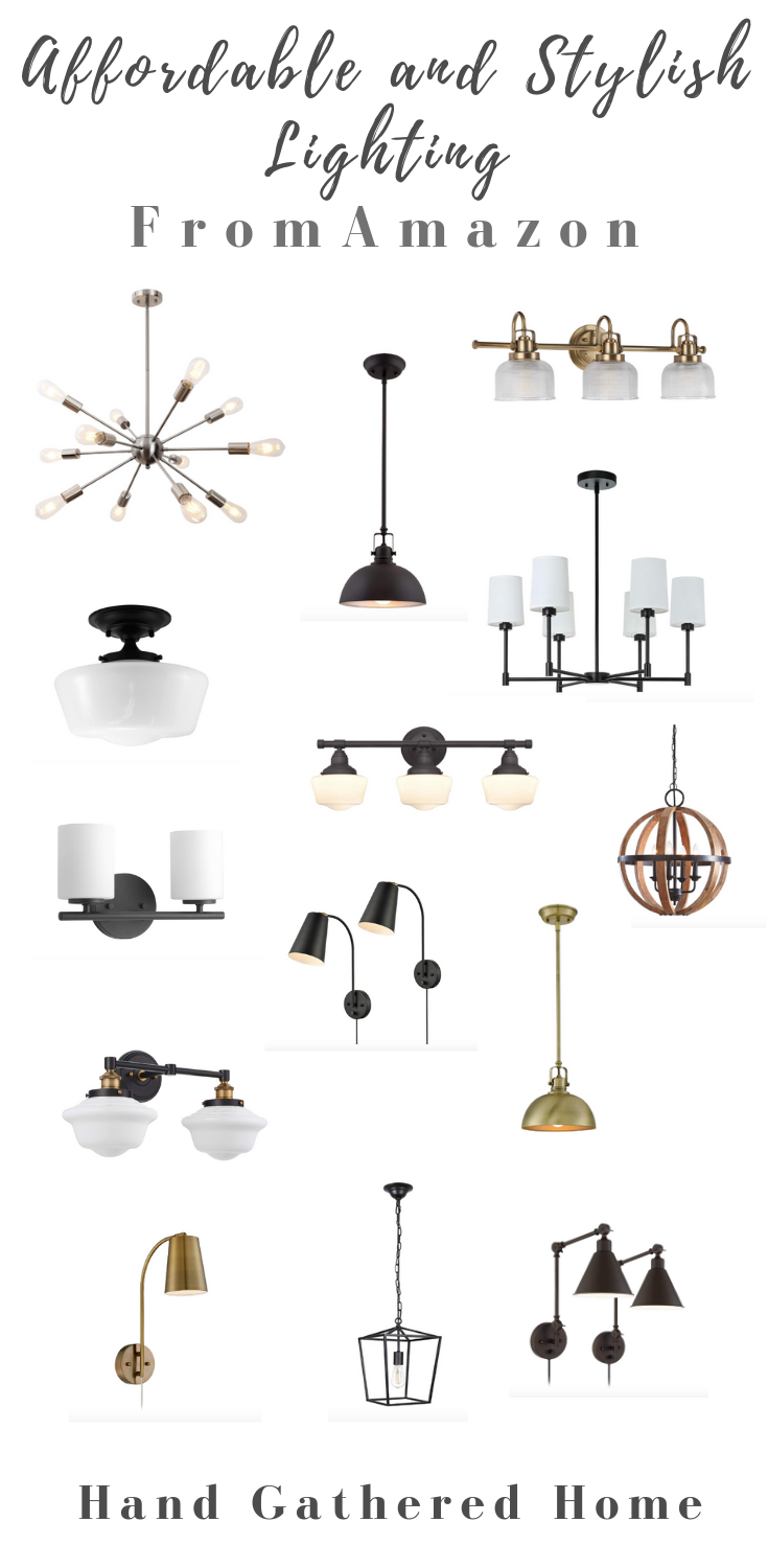 Affordable and Stylish Lighting from Amazon – Hand Gathered Home