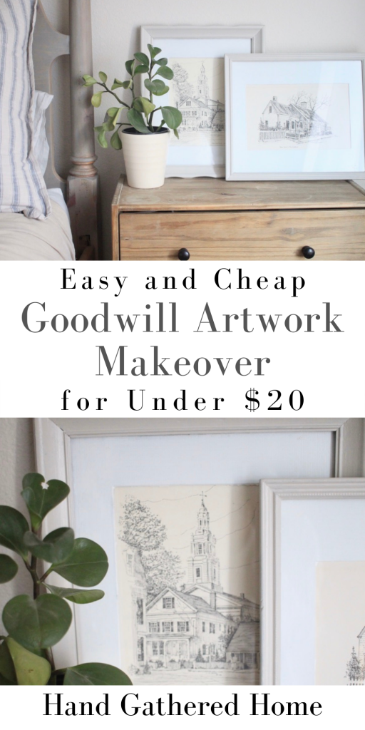 Goodwill Artwork Makeover for Under $20 | Easy and Cheap